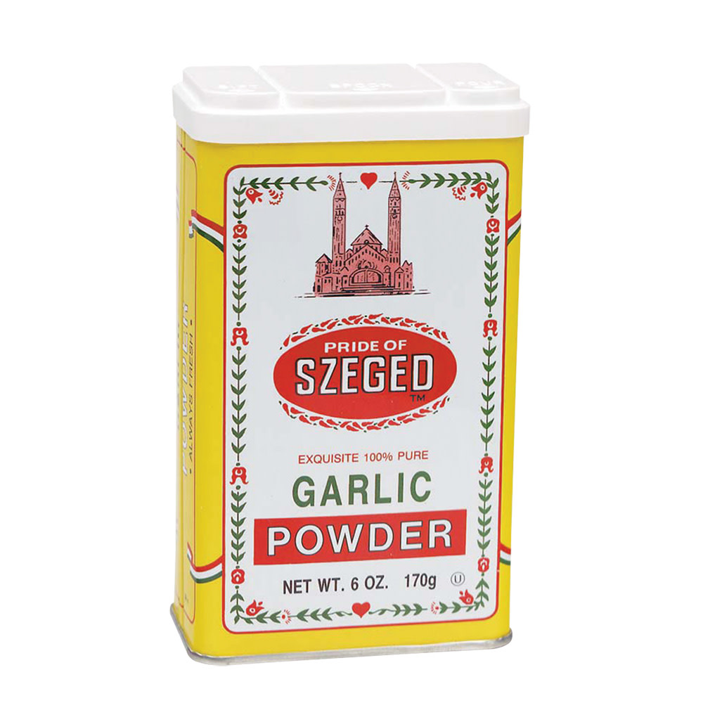 Szeged Garlic Powder 6 Oz Tin | Nassau Candy