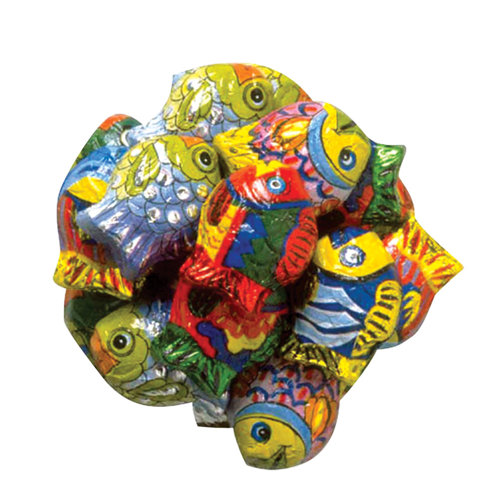 Madelaine Mini Milk Chocolate Foiled Fish | Nassau Candy