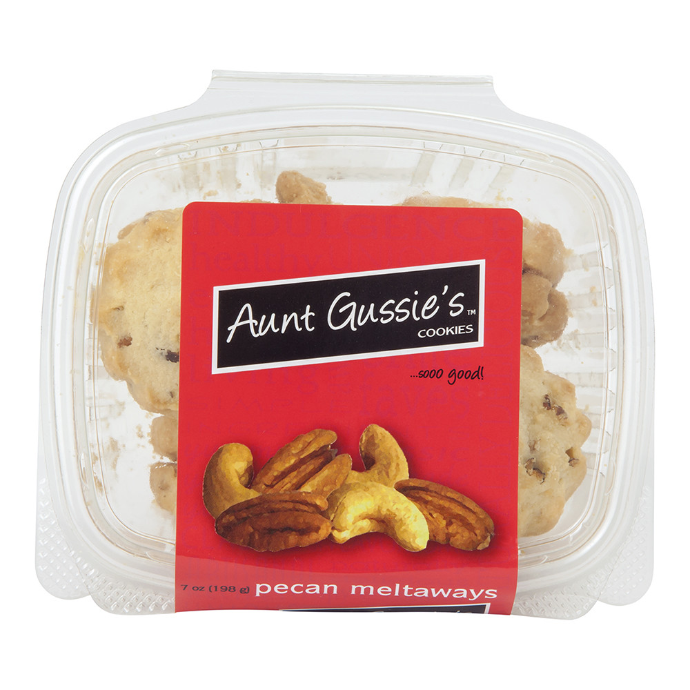 Aunt Gussie's Pecan Meltaways 7 oz Tub | Nassau Candy