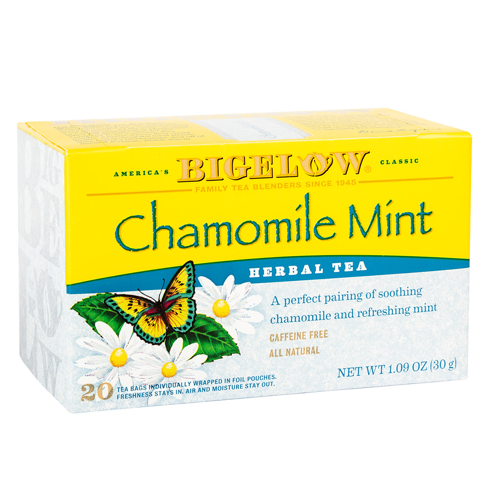 Bigelow Chamomile Mint Herb Tea 20 Ct Box | Nassau Candy