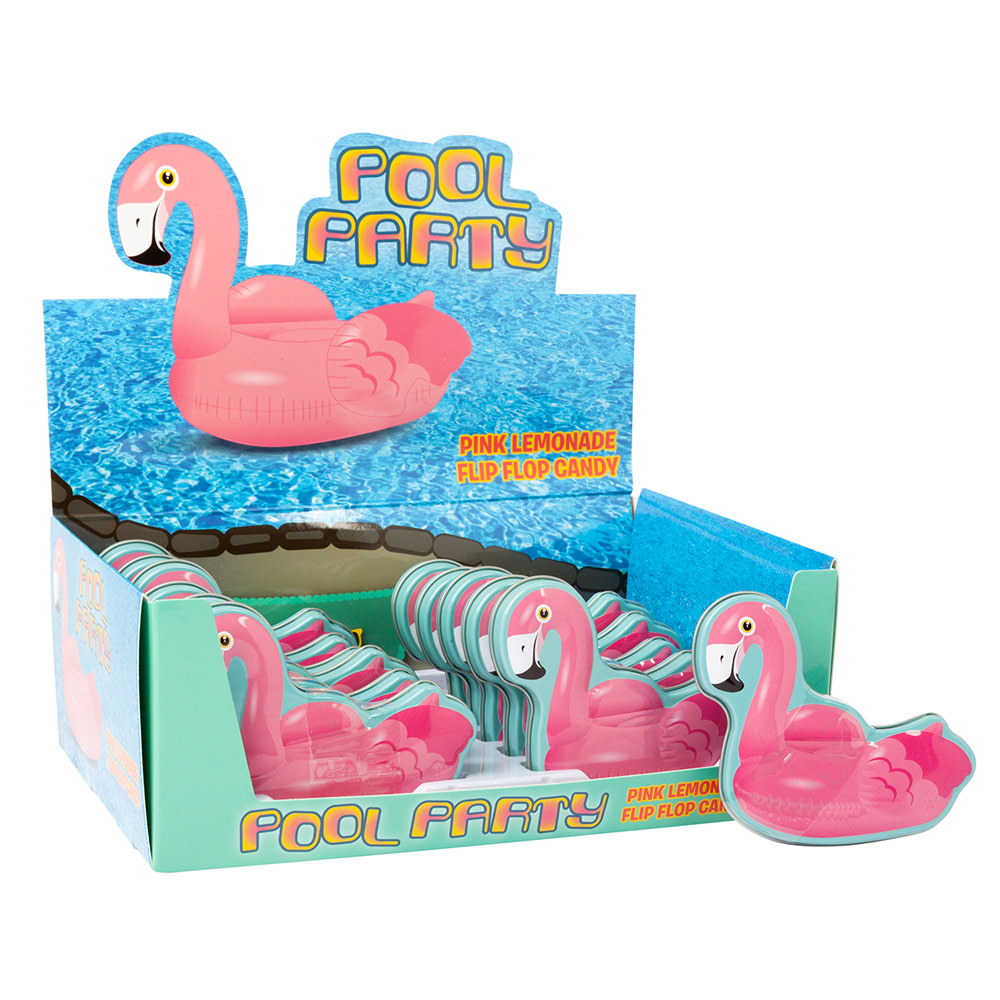 Flamingo Pool Party Tin 0.6 Oz | Nassau Candy