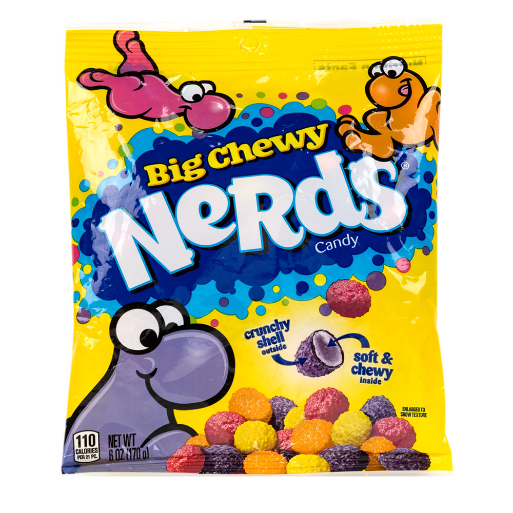 Nerds Big Chewy 6 Oz Peg Bag | Nassau Candy