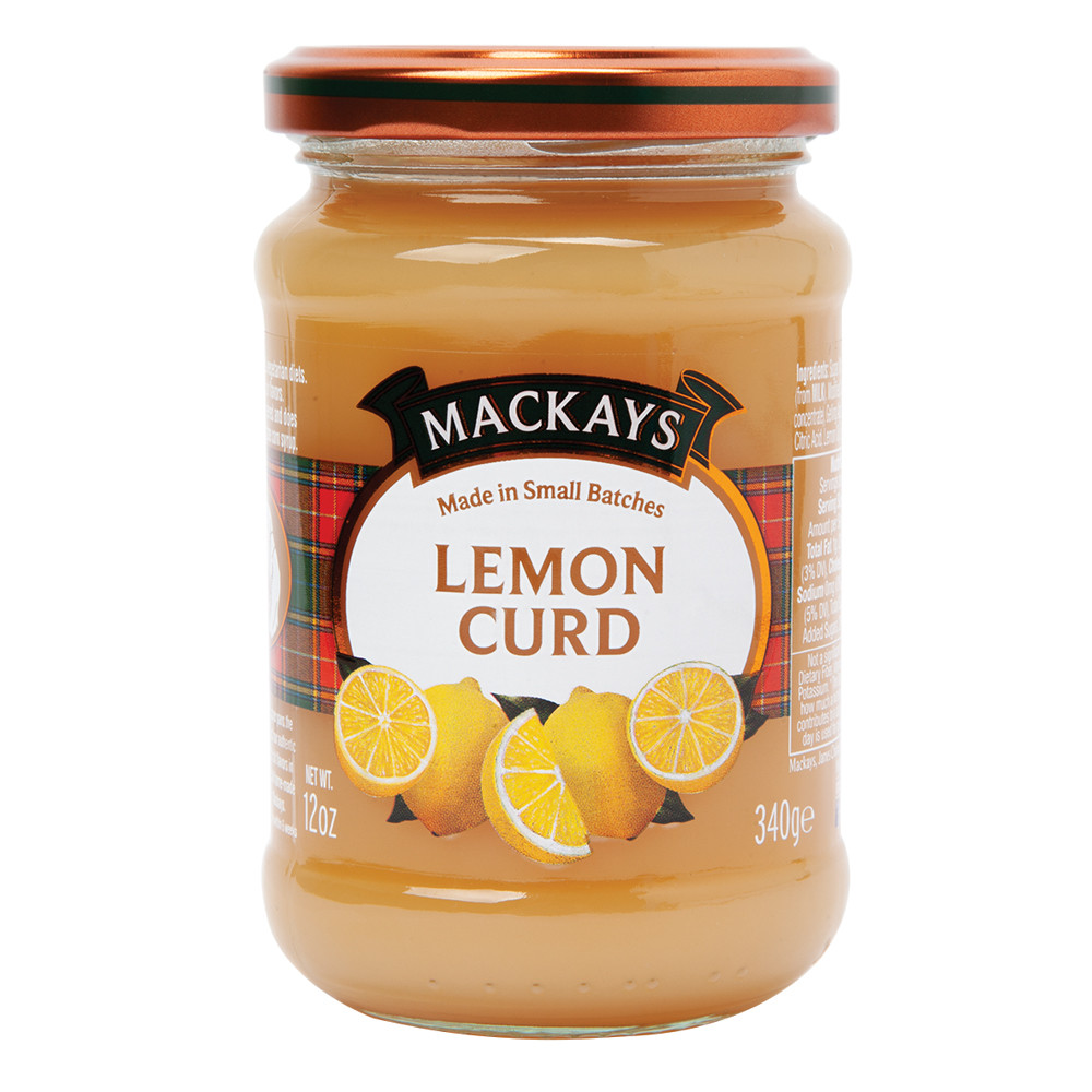 Mackays Lemon Curd 12 Oz Jar | Nassau Candy