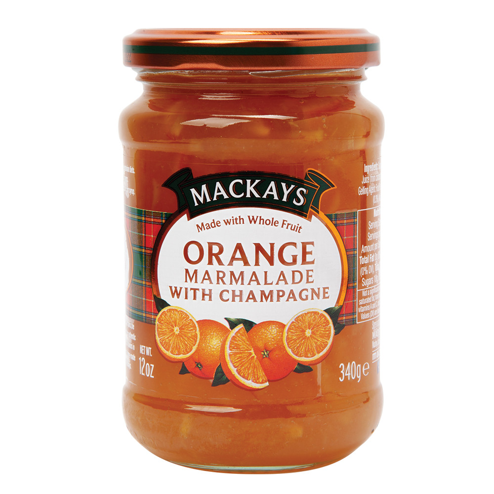 Mackays Orange Marmalade With Champagne 12 Oz Jar | Nassau Candy