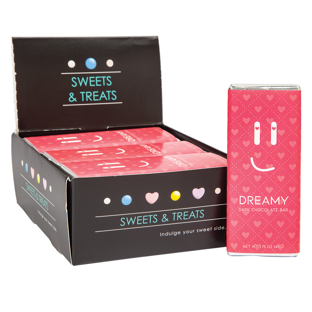 Amusemints Dark Chocolate Emotion Bar Dreamy 1.75 oz | Nassau Candy