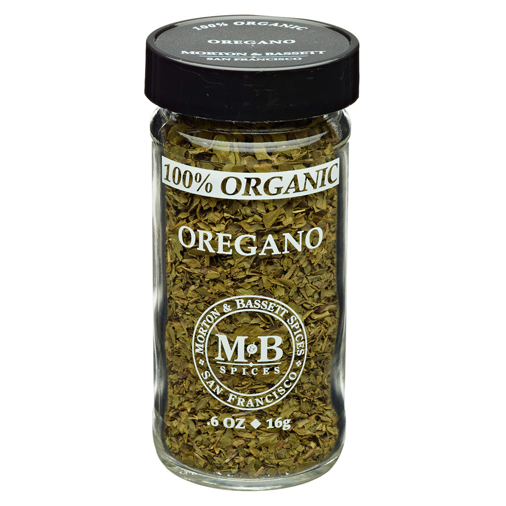 Morton & Bassett Organic Oregano 0.6 Oz Shaker | Nassau Candy