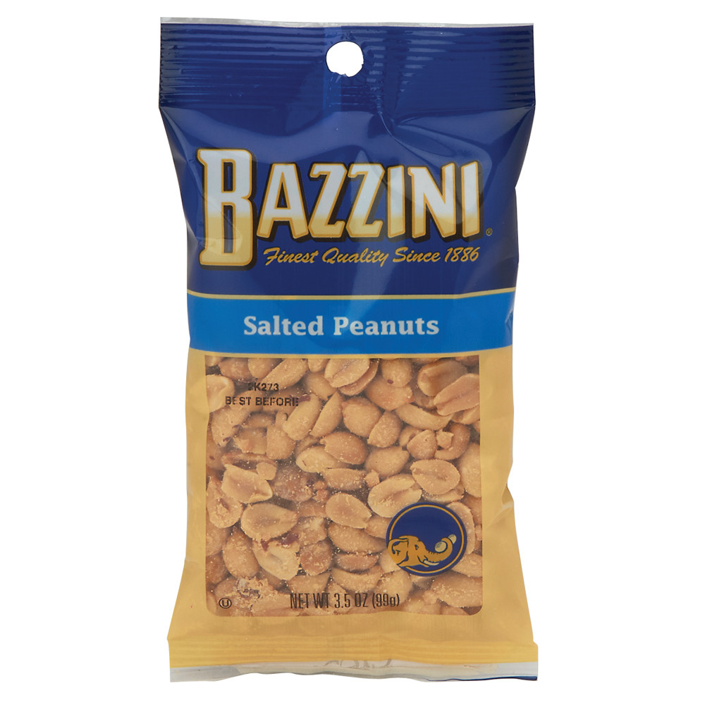Bazzini Salted Peanuts 3.5 oz Peg Bag | Nassau Candy
