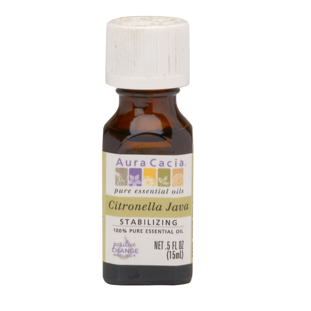Aura Cacia Essential Citronella Oil 0.5 Oz Bottle | Nassau Candy