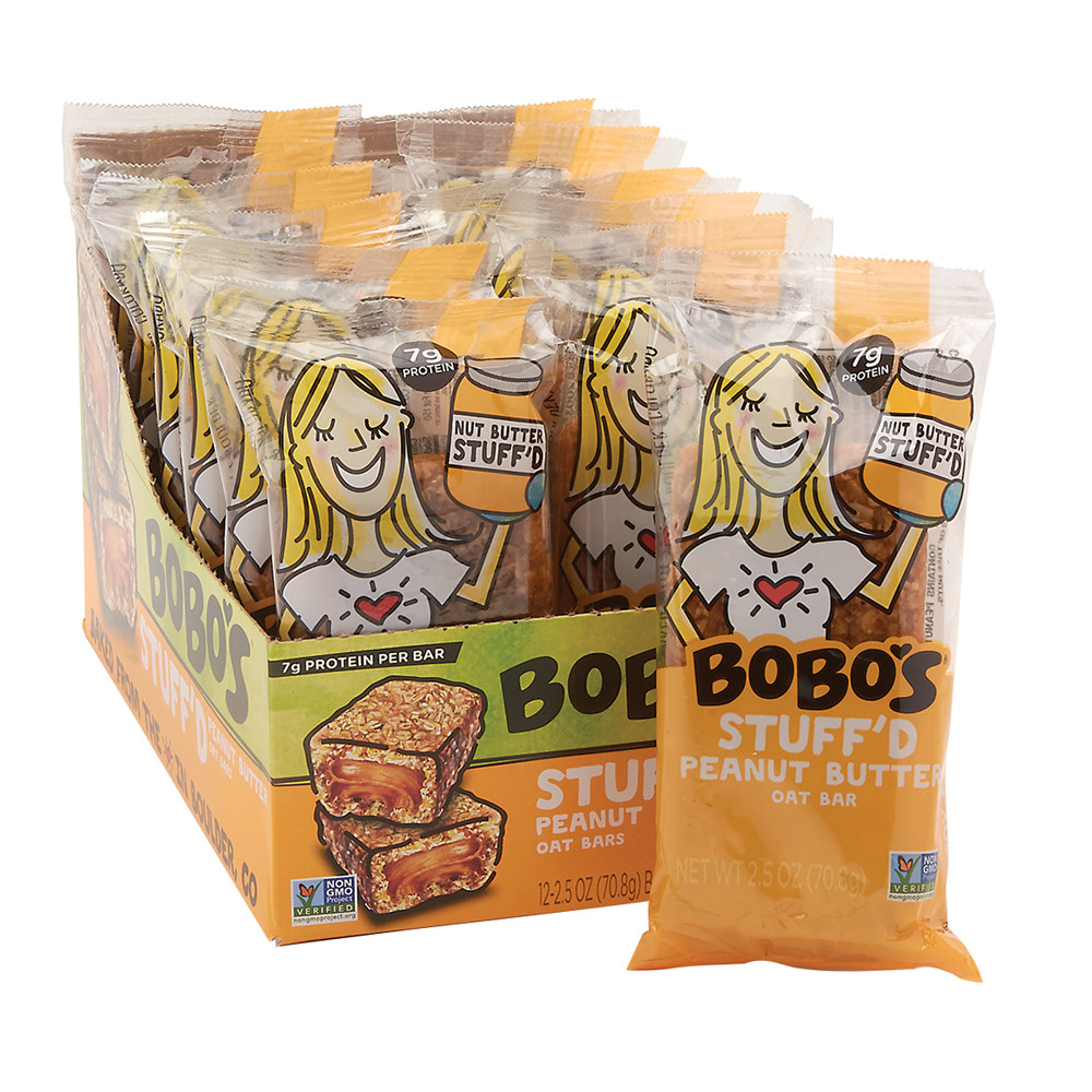 Bobo's Peanut Butter Filled Oat 2.5 oz Bar | Nassau Candy