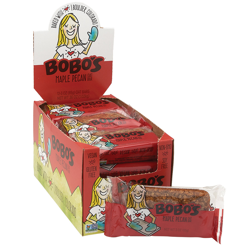 Bobo's Maple Pecan Oat 3 oz Bar | Nassau Candy