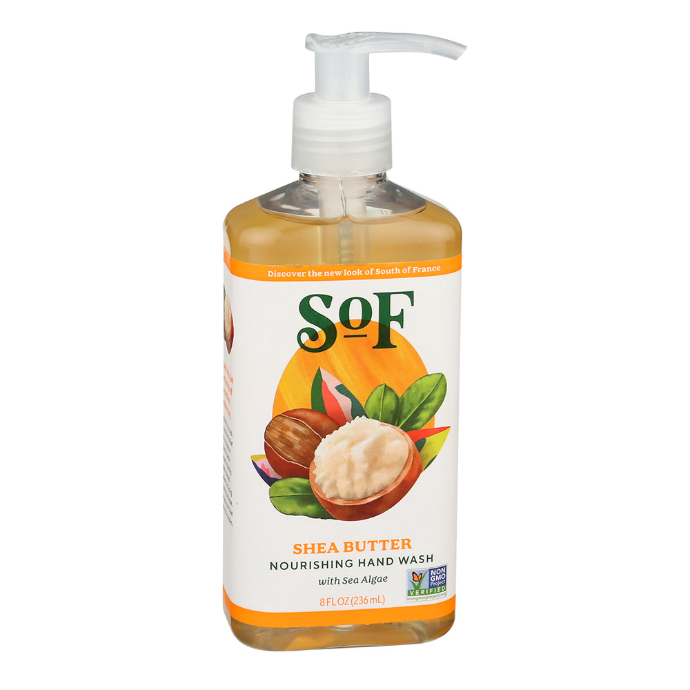 South of France Shea Butter Hand Wash 8 oz Pump Bottle | Nassau Candy