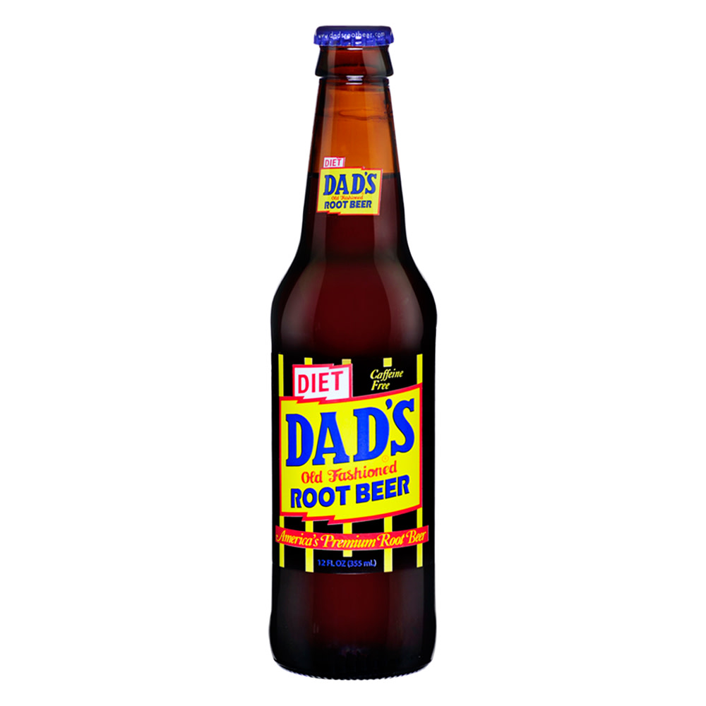 Dad's Old Fashioned Diet Root Beer Bottle | Nassau Candy
