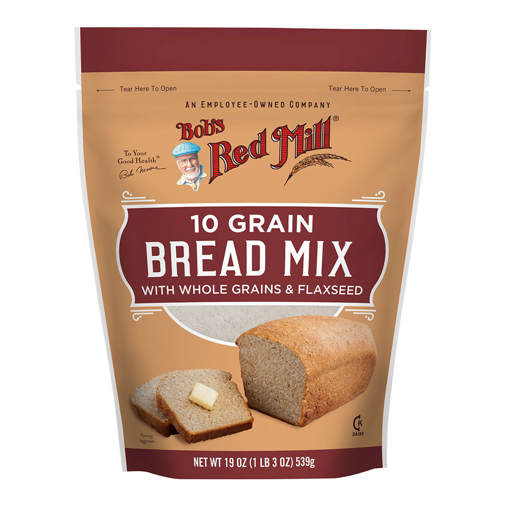 Bob's Red Mill 10 Grain Bread Mix 19 oz Pouch | Nassau Candy