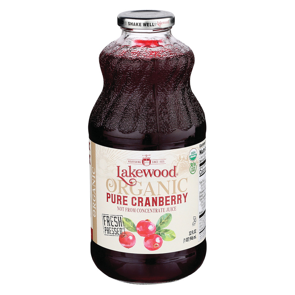 Lakewood Organic Juices Orange Cranberry Juice 32 oz | Nassau Candy