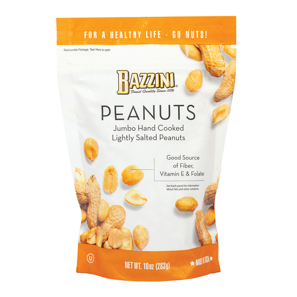 Bazzini Salted Peanuts 10 oz Peg Bag | Nassau Candy