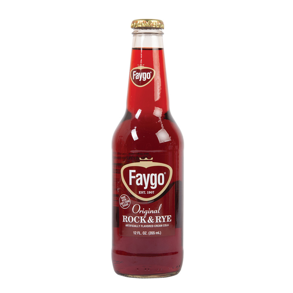 Faygo Rock & Rye Soda 6 Pk 12 Oz Bottle | Nassau Candy