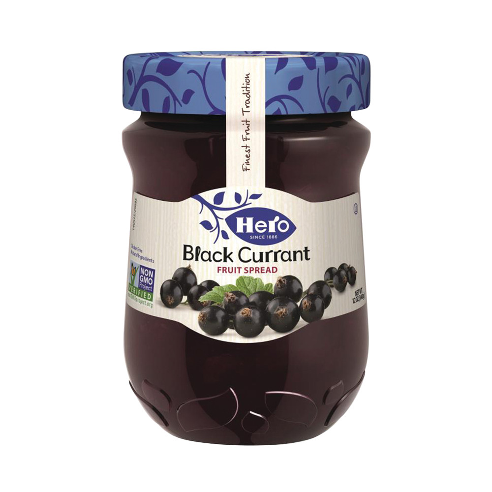 Hero Classica Black Currant Premium Fruit Spread 12 Oz Jar | Nassau Candy
