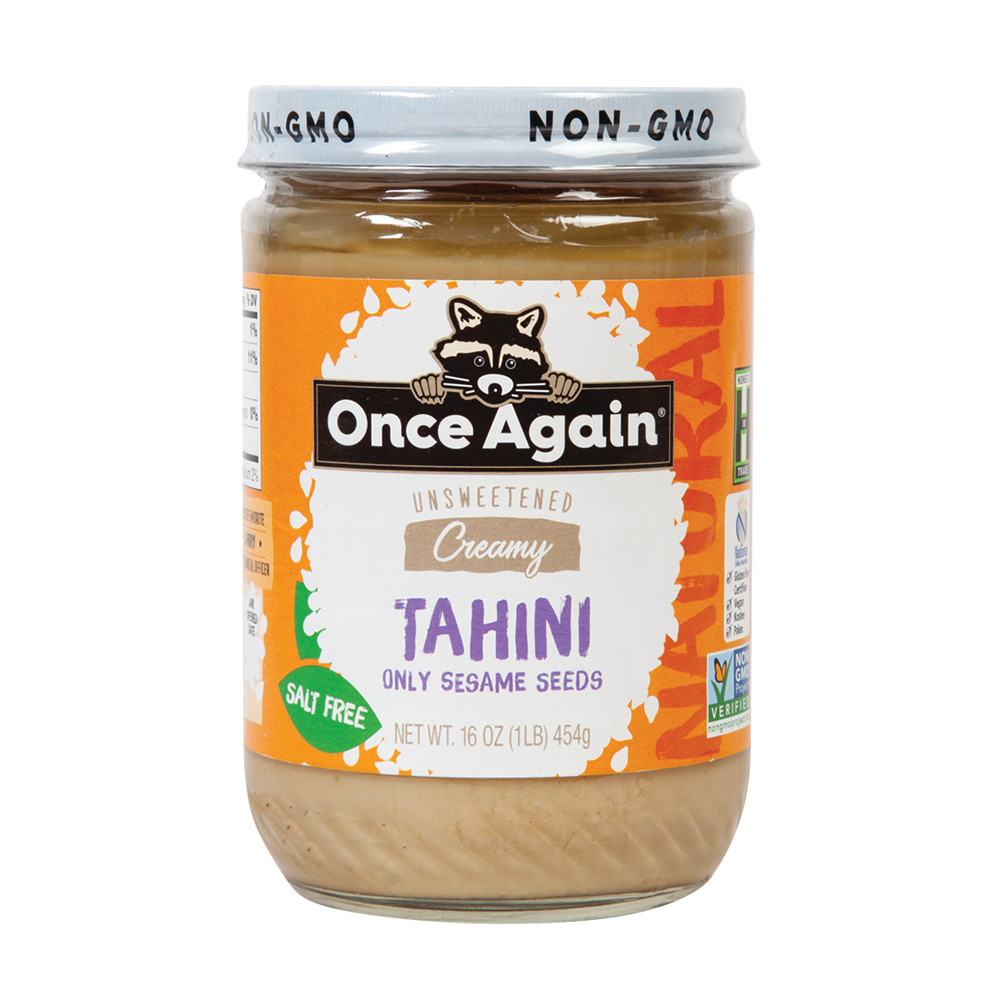 Once Again Natural No Salt Tahini 16 oz Jar | Nassau Candy