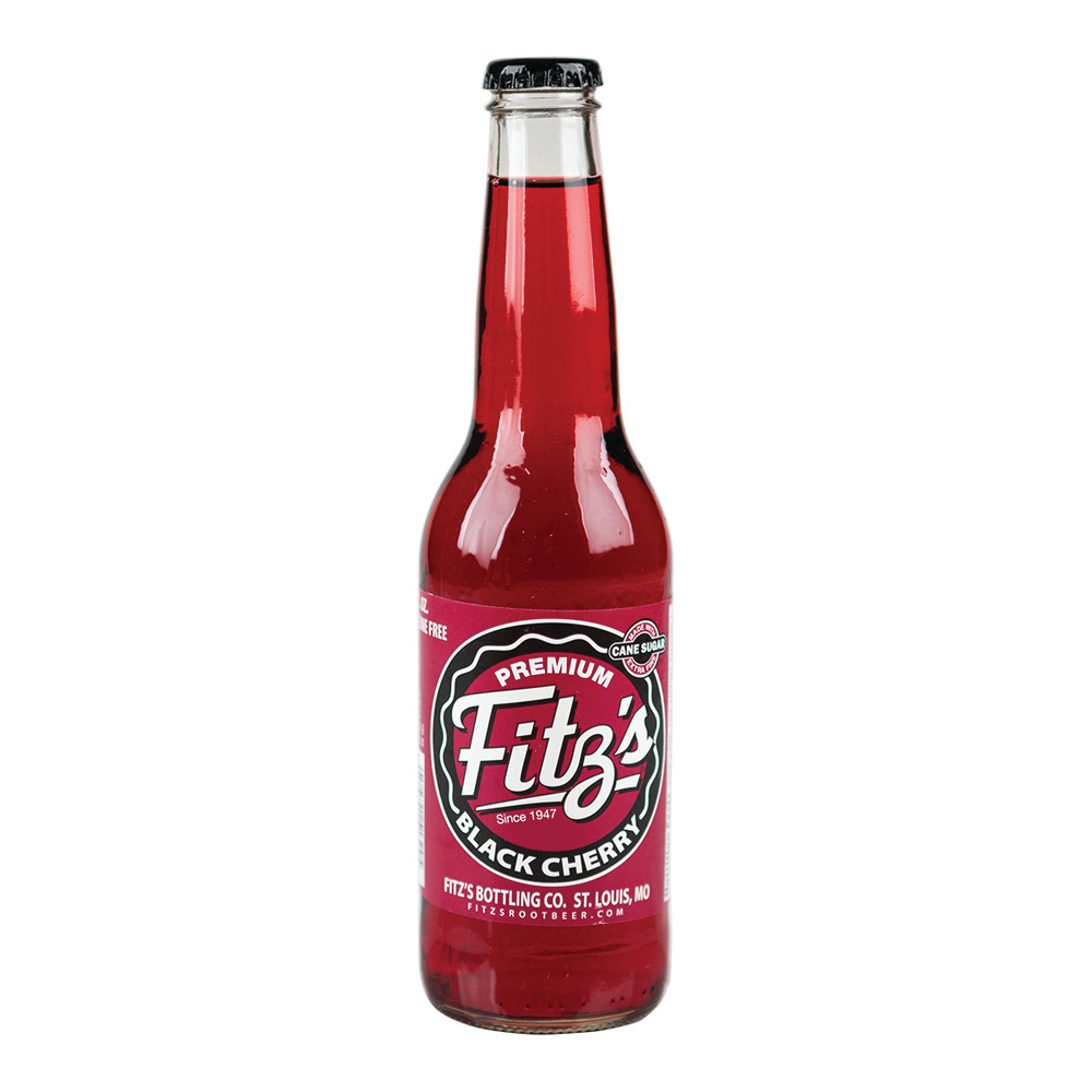Fitz's Black Cherry 12 oz Bottle | Nassau Candy