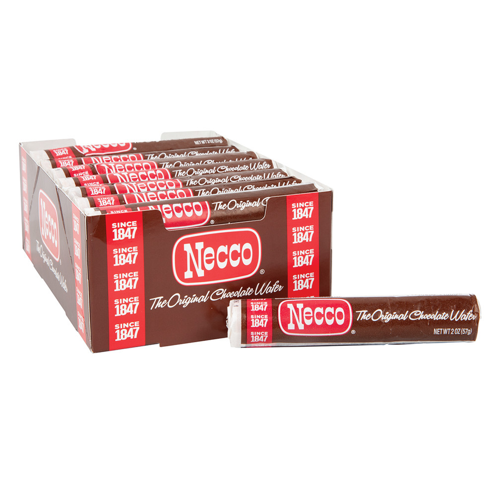 Necco Chocolate Wafers 2.02 oz Roll | Nassau Candy
