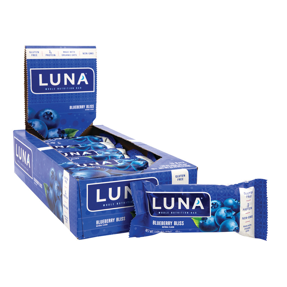 Luna Bar Blueberry Bliss 1.69 oz Bar | Nassau Candy