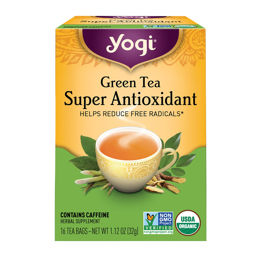 Yogi Tea Green Super Antioxidant 16 Count Box | Nassau Candy