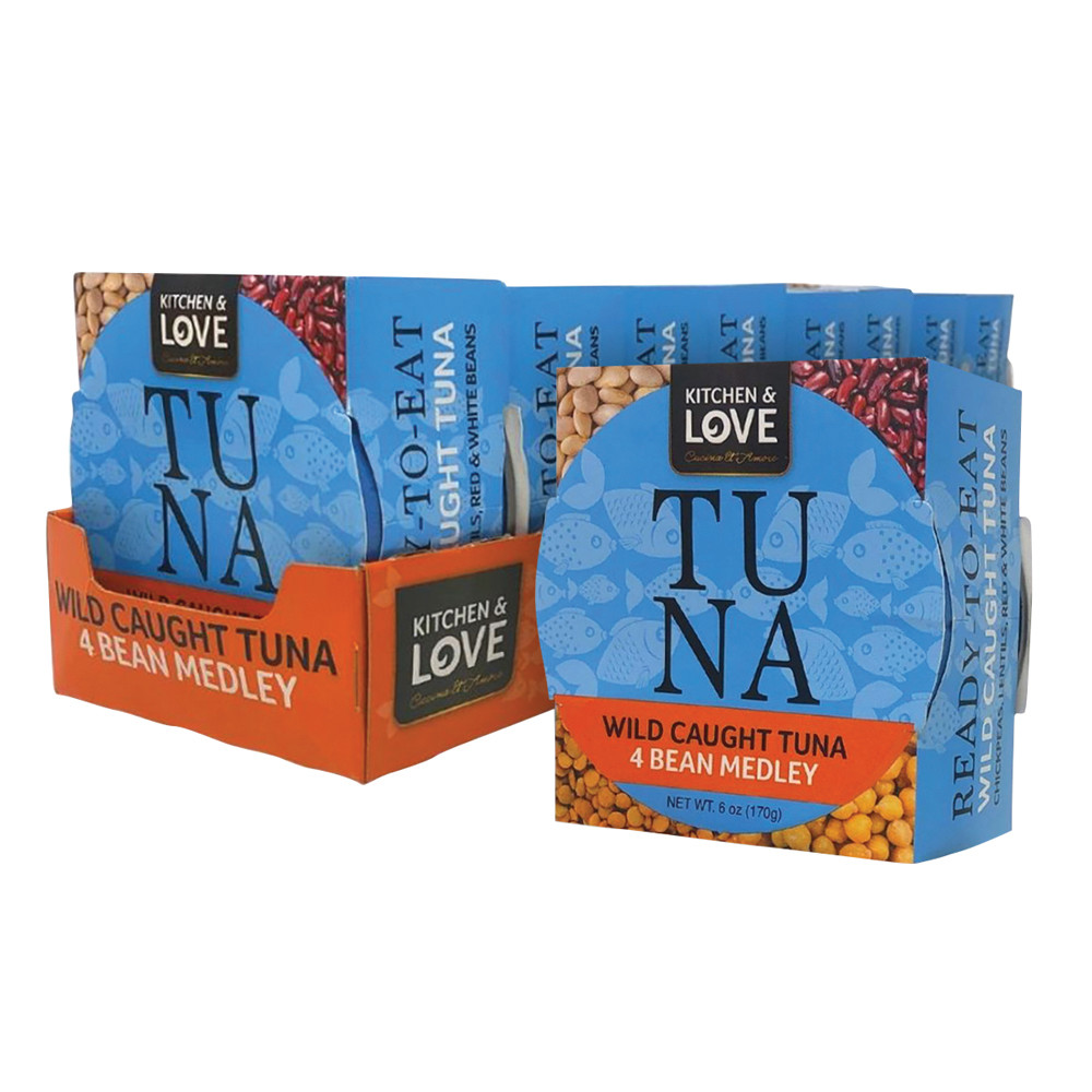 Kitchen & Love Ready to Eat Tuna 4 Bean Medley 6 oz | Nassau Candy
