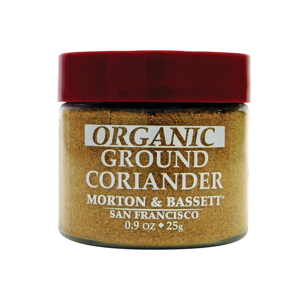 Morton & Bassett Organic Ground Coriander 0.9 oz Mini Jar | Nassau Candy