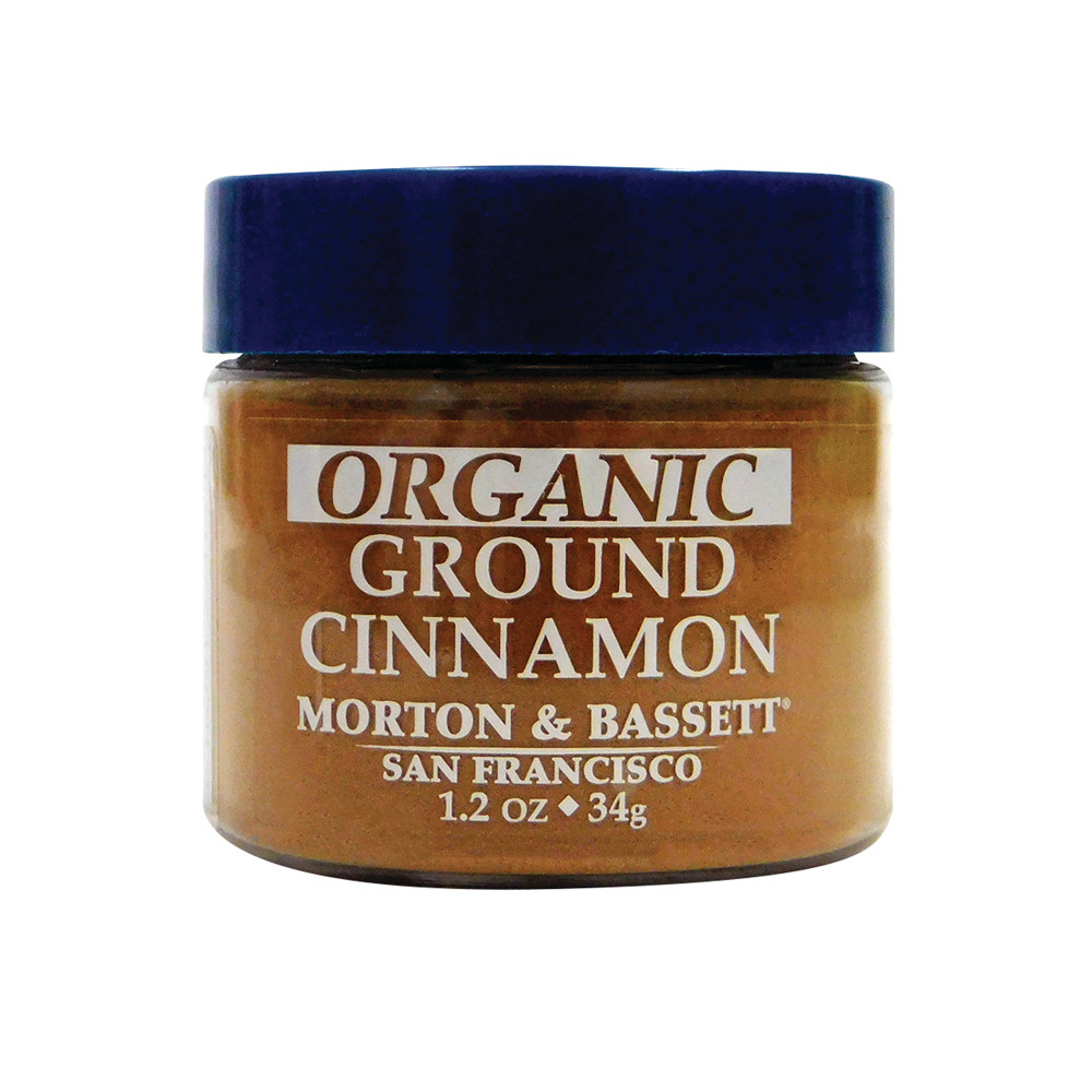 Morton & Bassett Organic Ground Cinnamon 1.2 oz Mini Jar | Nassau Candy