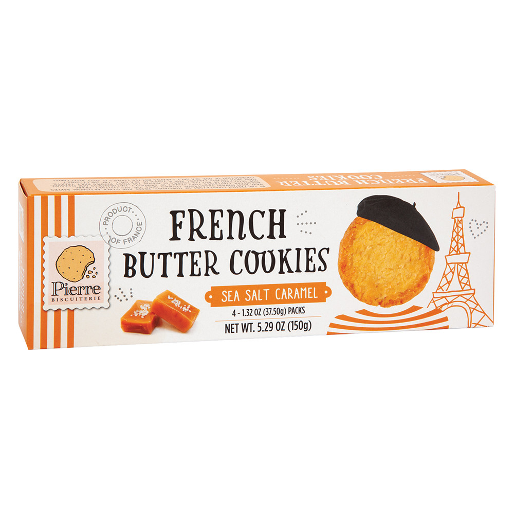 Pierre French Butter Cookies With Sea Salt Caramel 5.29 oz Box | Nassau ...