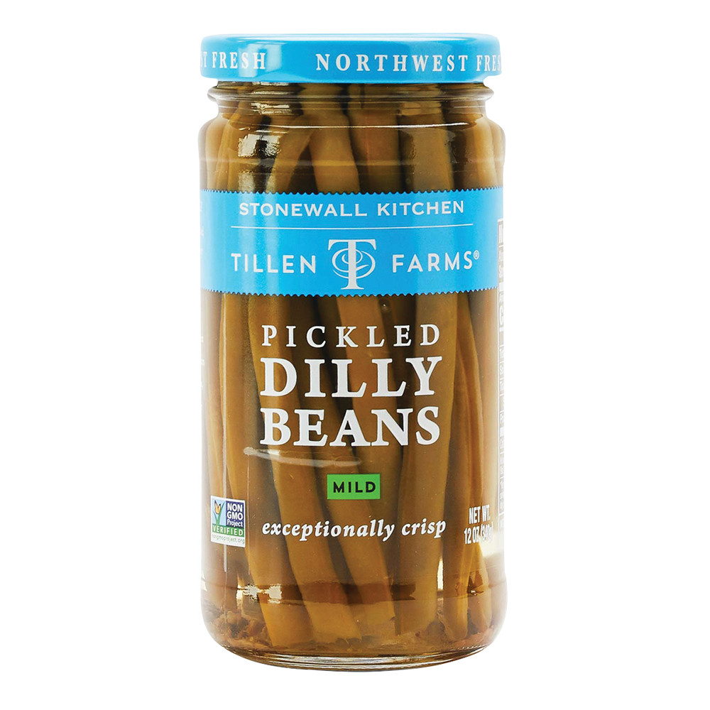 Tillen Farms Crispy Dilly Beans 12 oz Jar | Nassau Candy