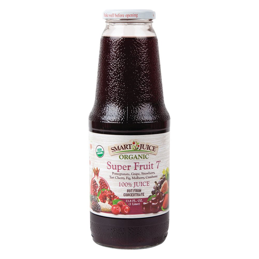 Smart Juice Organic Super Fruit 7 Juice 33.8 oz Bottle | Nassau Candy