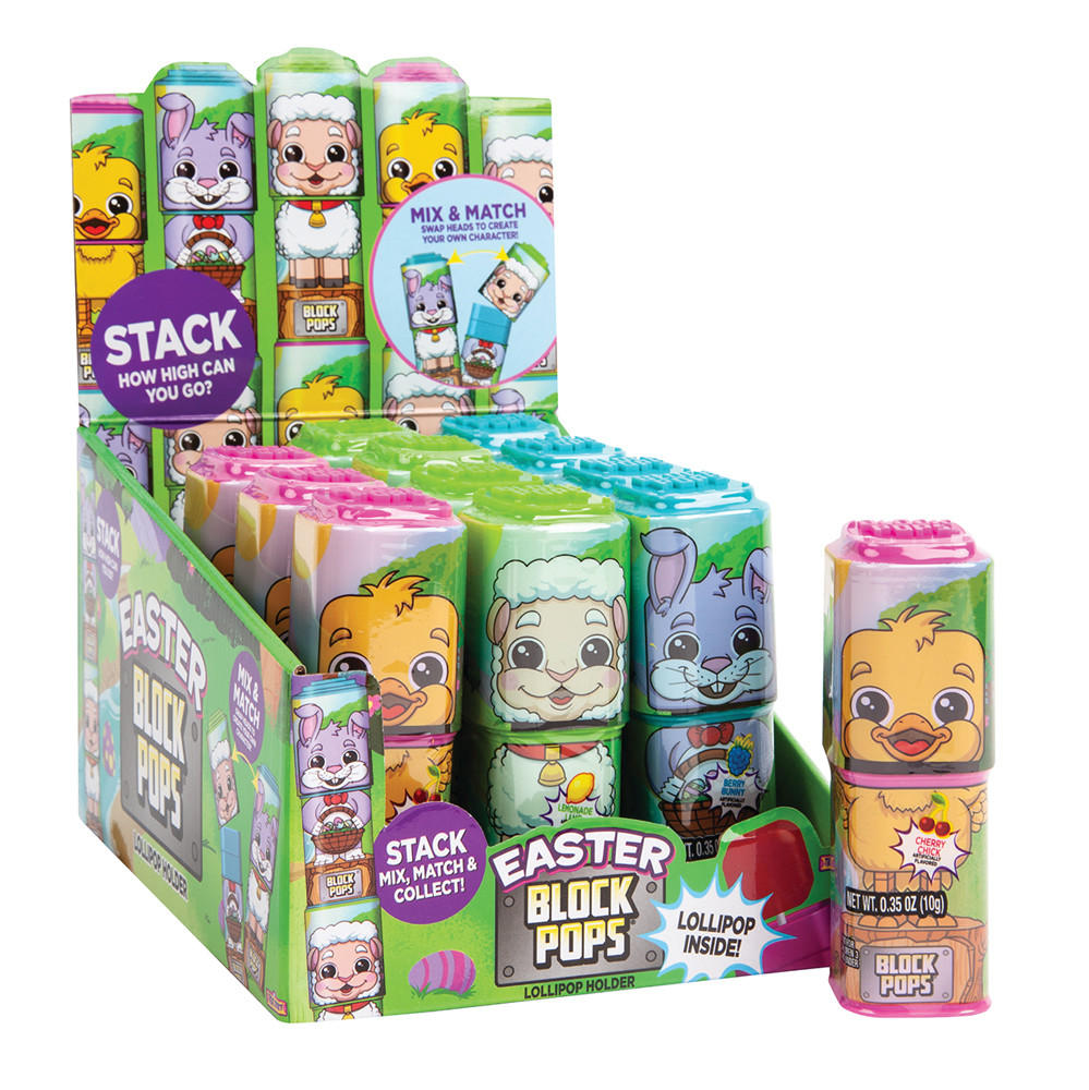 Block Pops Easter 0.35 oz | Nassau Candy