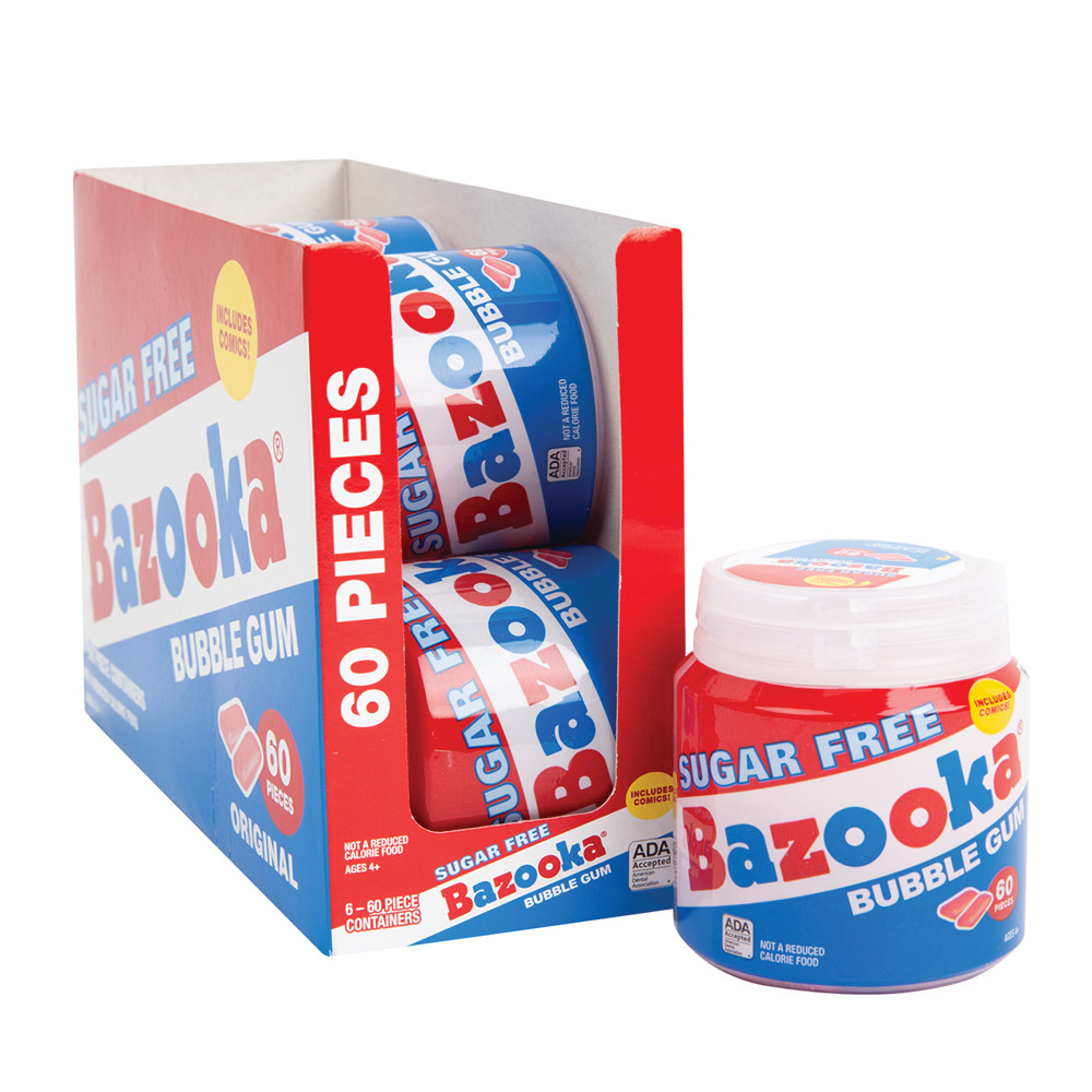 Bazooka Sugar Free Cup 4 oz | Nassau Candy