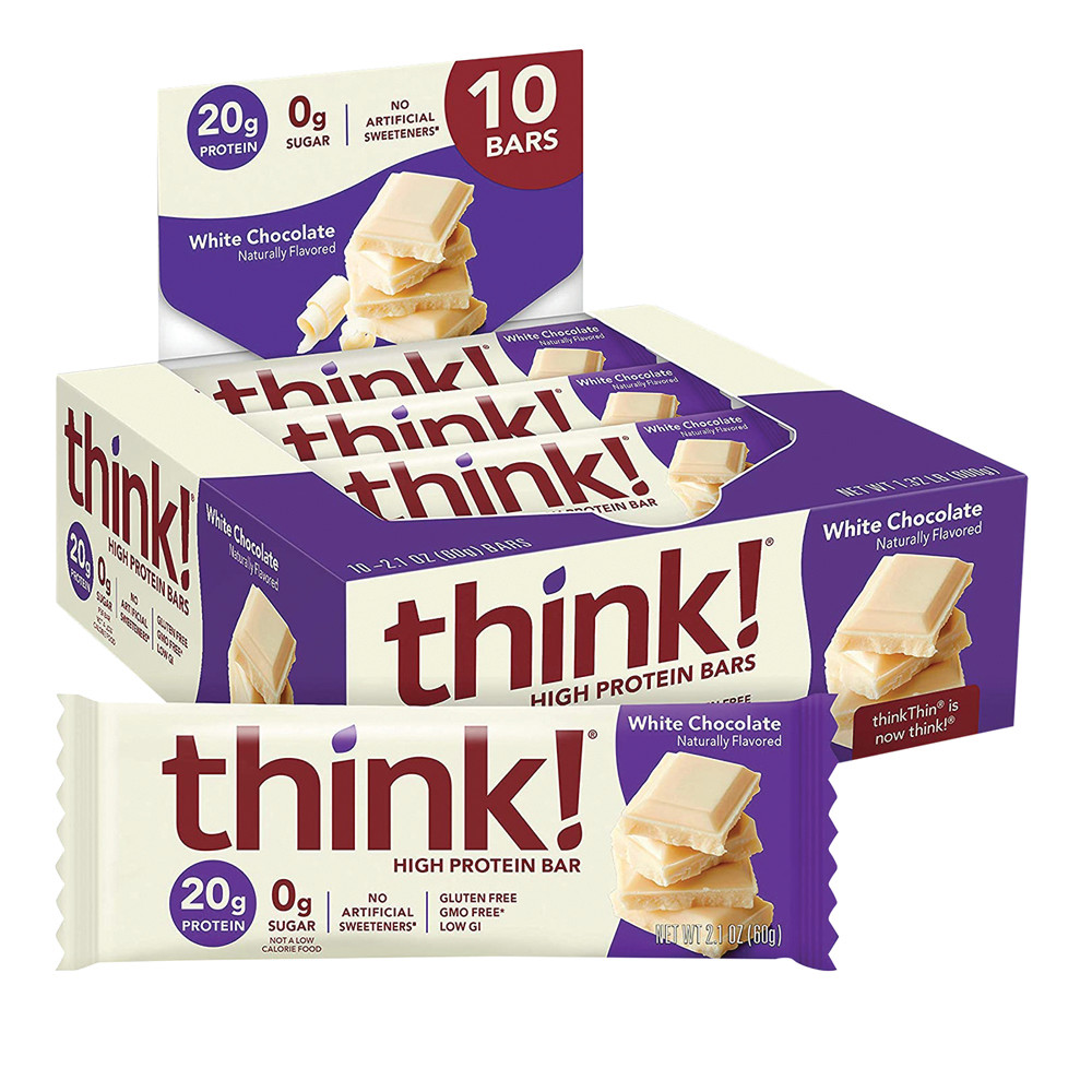 Think Thin White Chocolate Protein Bar 2.1 oz | Nassau Candy