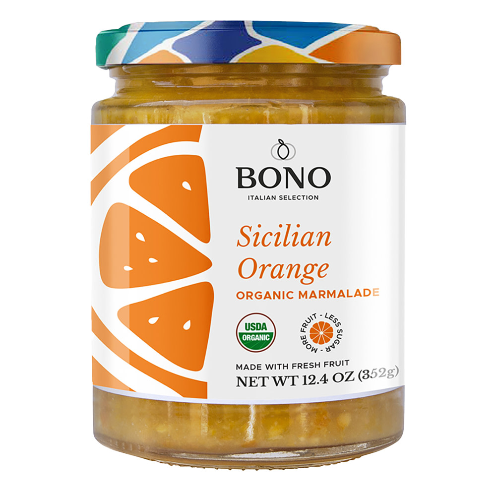 Bono Organic Sicilian Orange Marmalade 12.4 oz Jar | Nassau Candy