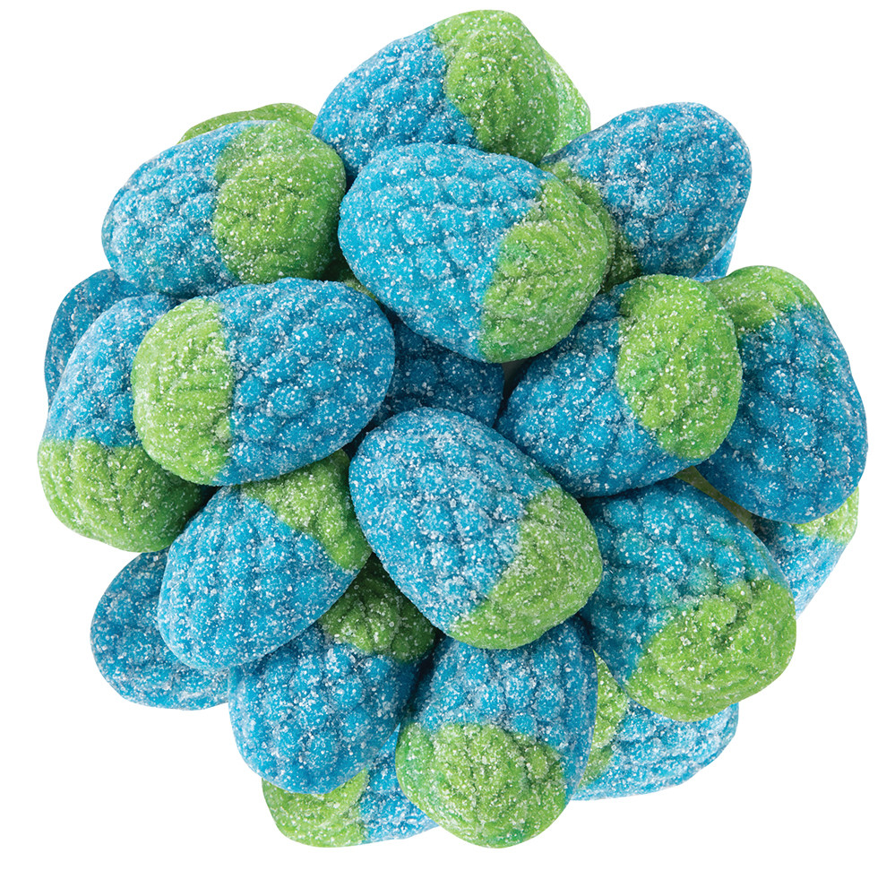 Gummi Sour Wild Raspberries | Nassau Candy