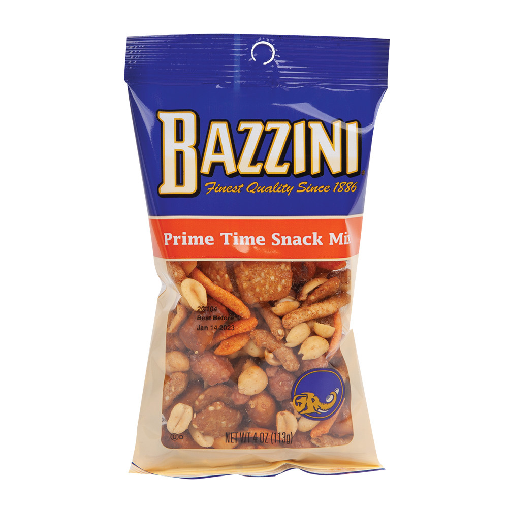 Bazzini Primetime Snack Mix 3 oz Bag | Nassau Candy