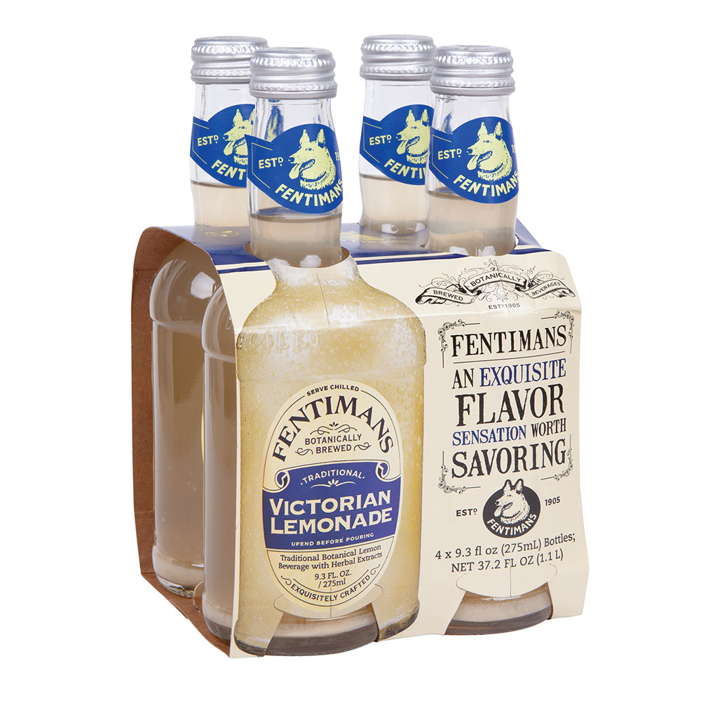 Fentimans Victorian Lemonade 9.3 oz Bottle 4 Pack | Nassau Candy