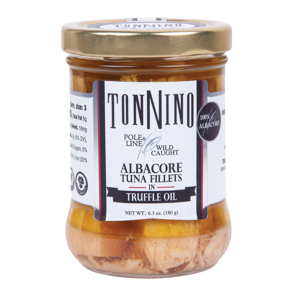 Tonnino Albacore Tuna Fillets In Truffle Oil 6.3 oz | Nassau Candy