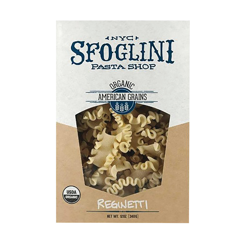 Sfoglini Pasta Organic Whole Grain Reginetti 12 oz Box | Nassau Candy