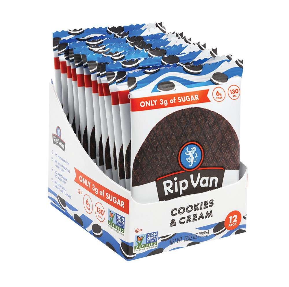 Rip Van Wafels Cookies & Cream 1.16 Oz | Nassau Candy