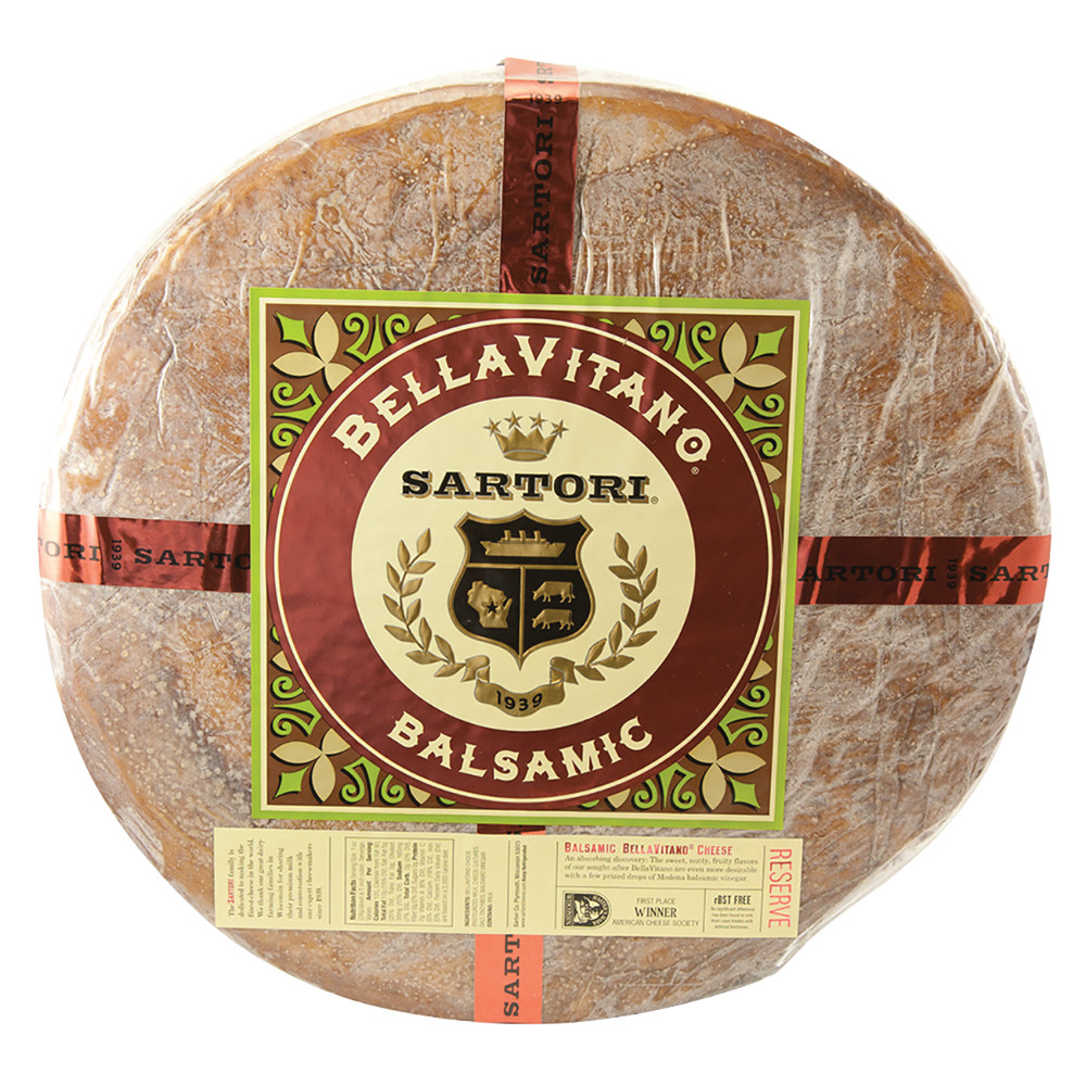 Sartori Bellavistano Balsamic 5 lb Quarter Wheels | Nassau Candy