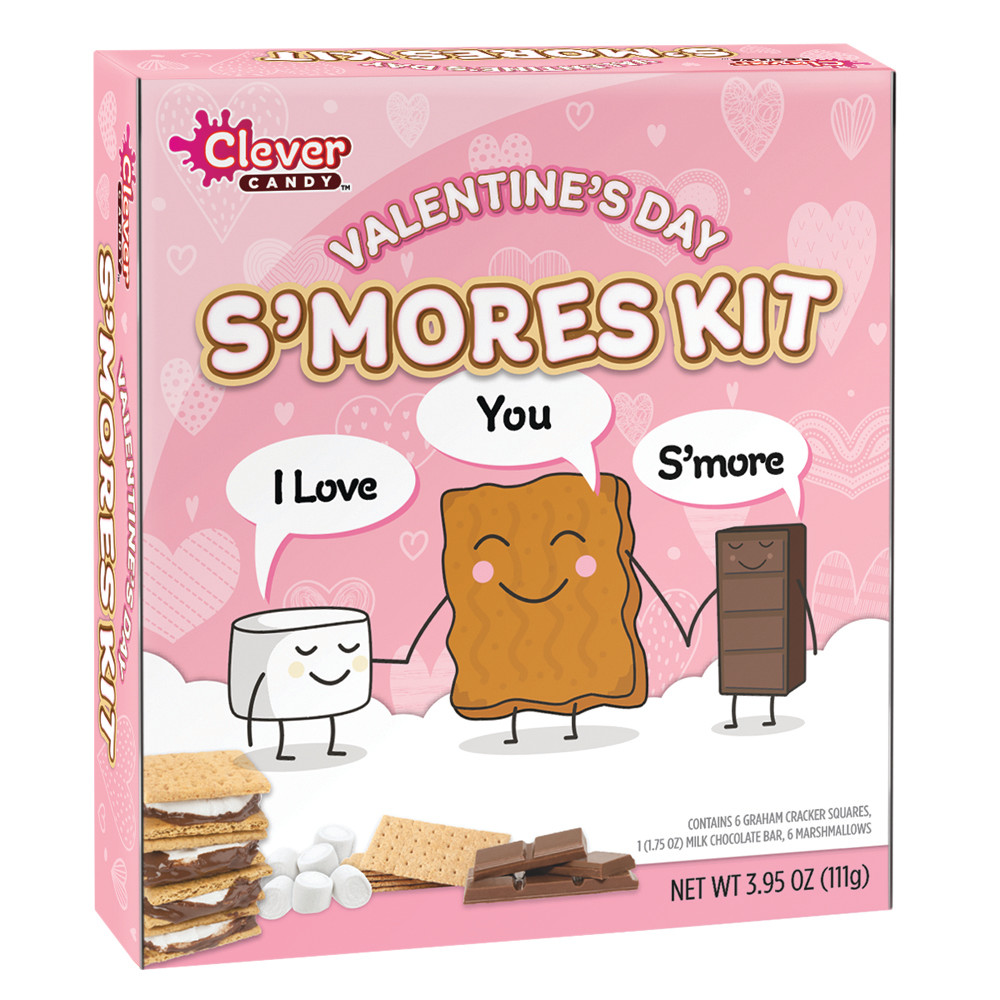 Clever Candy Valentine's S'mores Kit | Nassau Candy