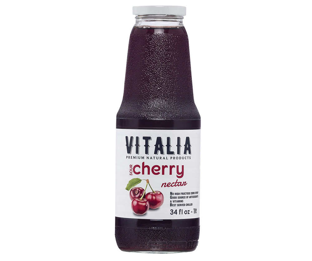 Vitalia Sour Cherry Nectar 34 oz Bottle | Nassau Candy