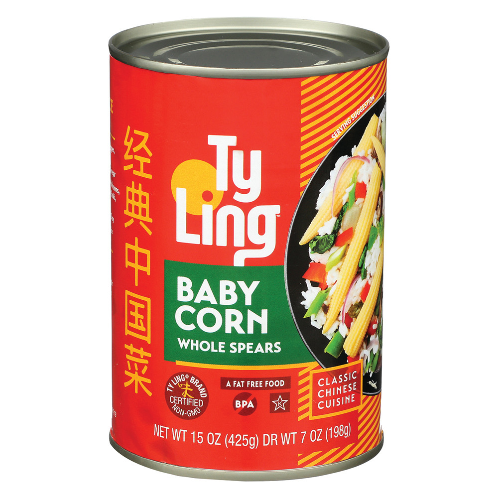 Ty Ling Baby Corn Tin 15 oz Can| Nassau Candy