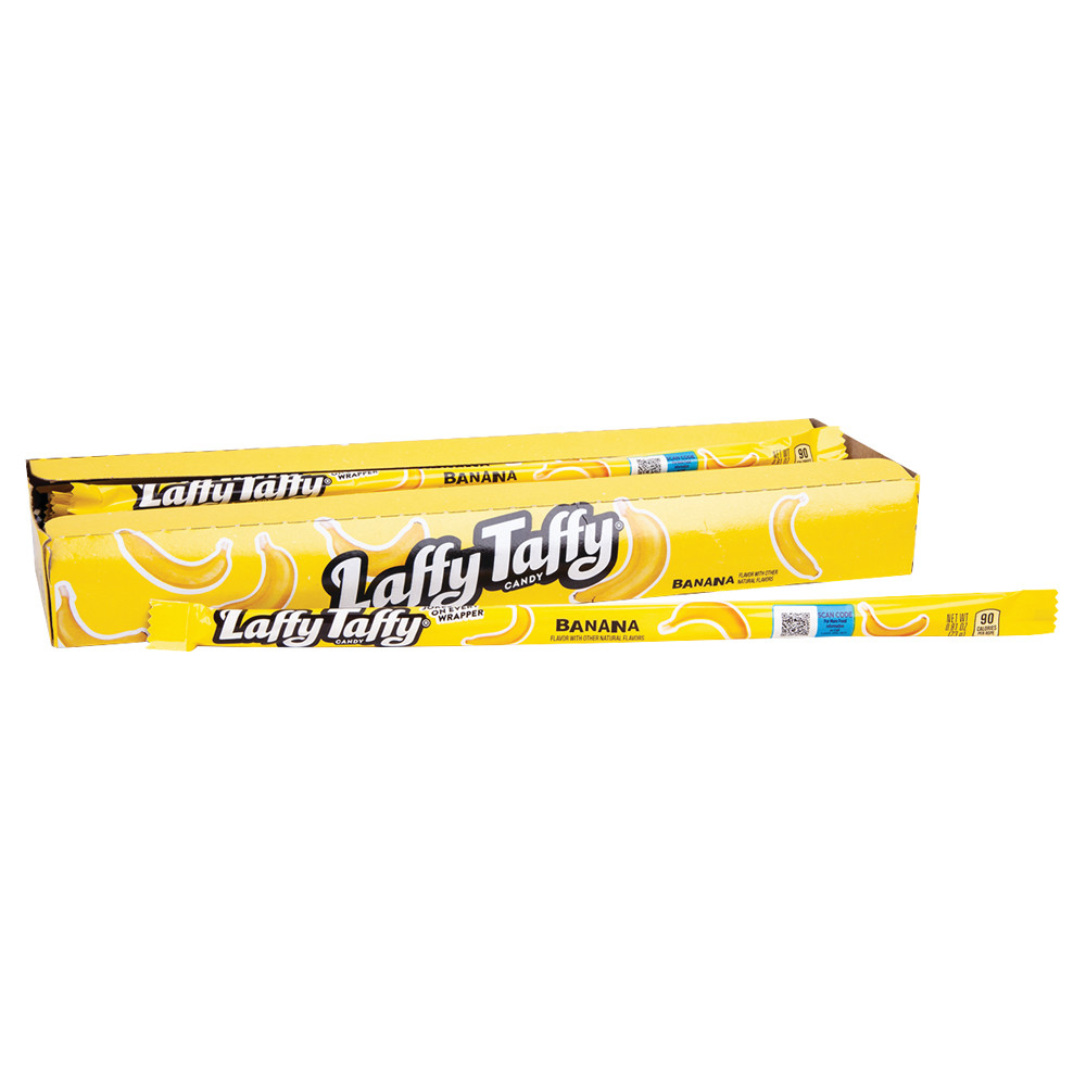 Laffy Taffy Ropes Banana 24 Count Nassau Candy