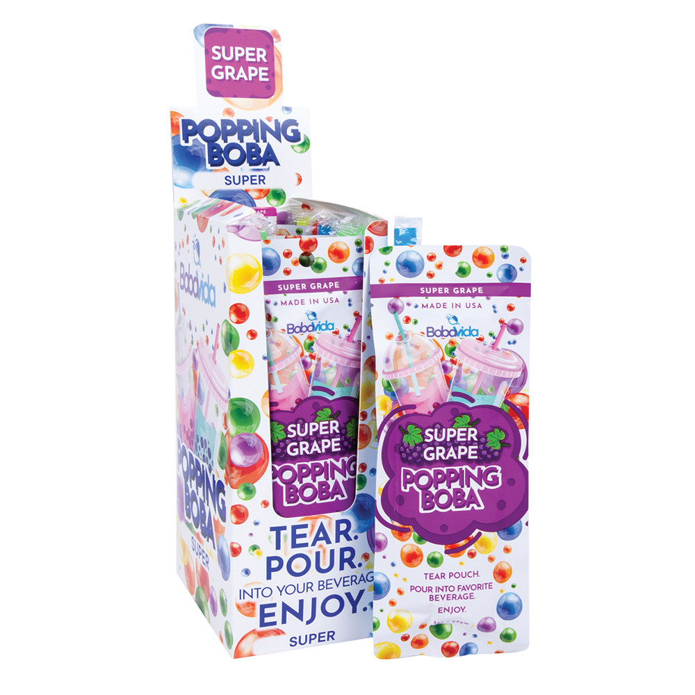 BobaVida Popping Boba Super Grape 3 oz | Nassau Candy