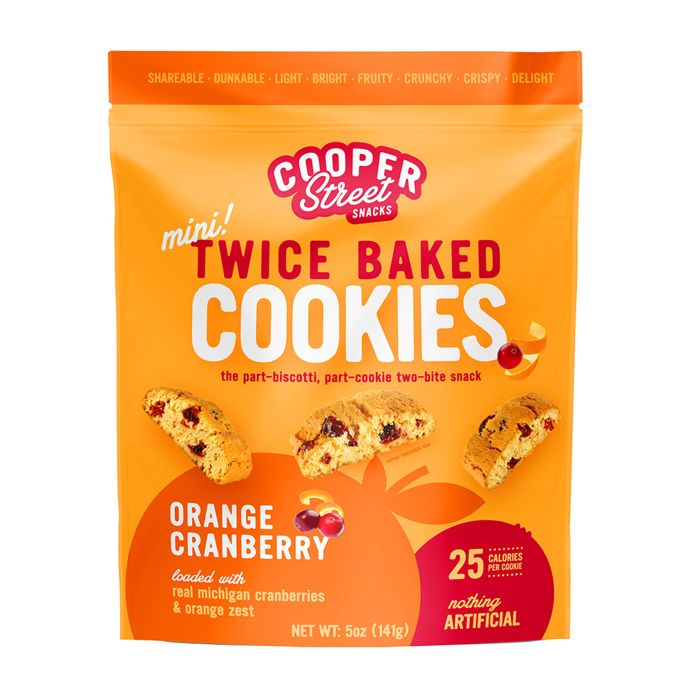 Cooper Street Orange Cranberry Twice Baked Cookies | Nassau Candy