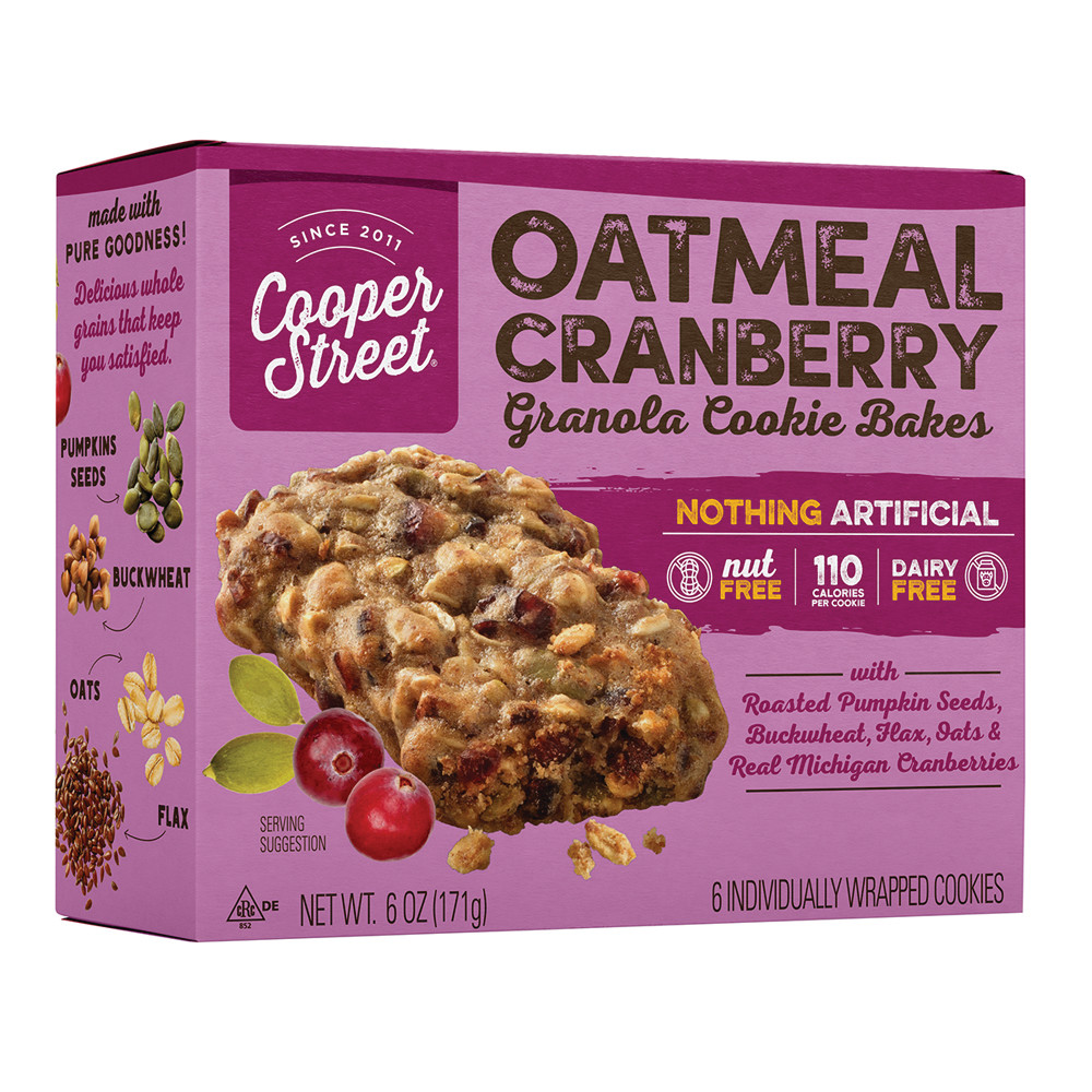 Cooper Street Oatmeal Cranberry Granola Cookie Bar | Nassau Candy